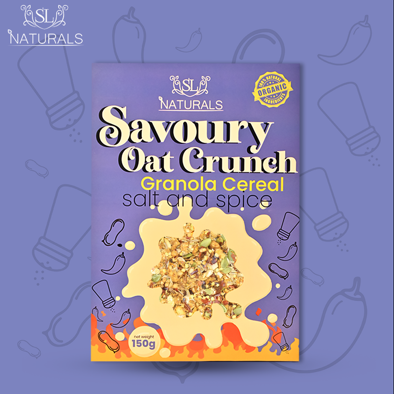 Savoury Oat Crunch (Granola Cereal) – SL Naturals